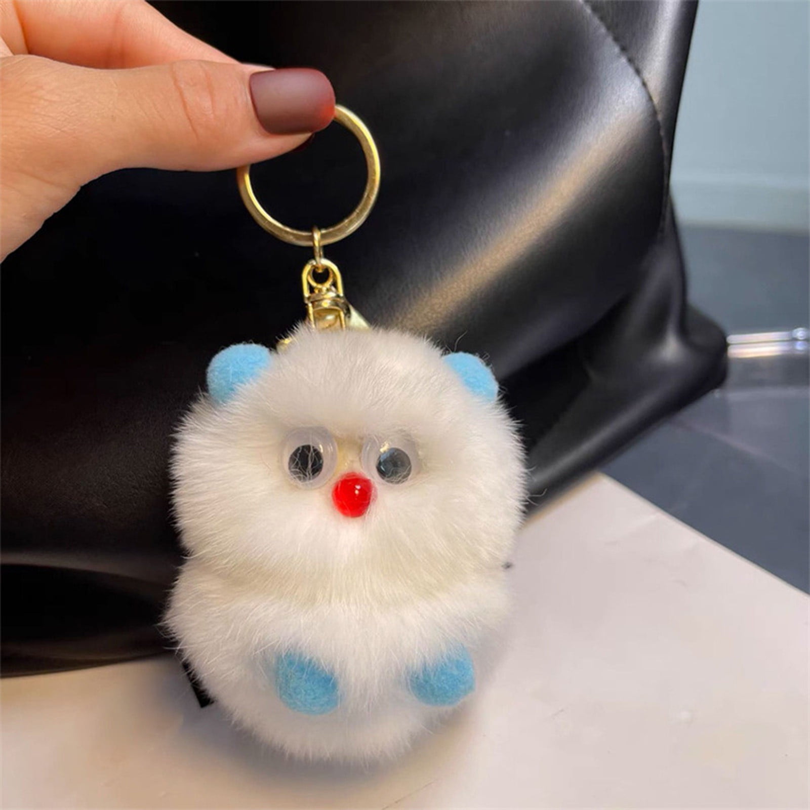 Vrorvz Cute Owl Keychain Plush Toy Bag Ornament High Grade Accessory ...