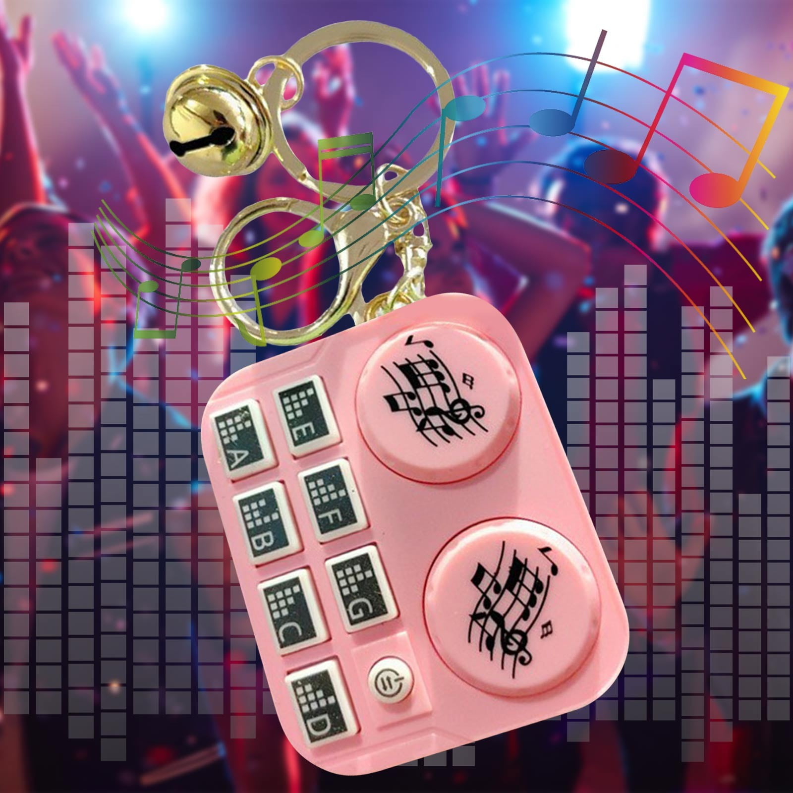 Vrorvz DJ Disc Player Keychain with Realistic Sound Effects Suit for ...