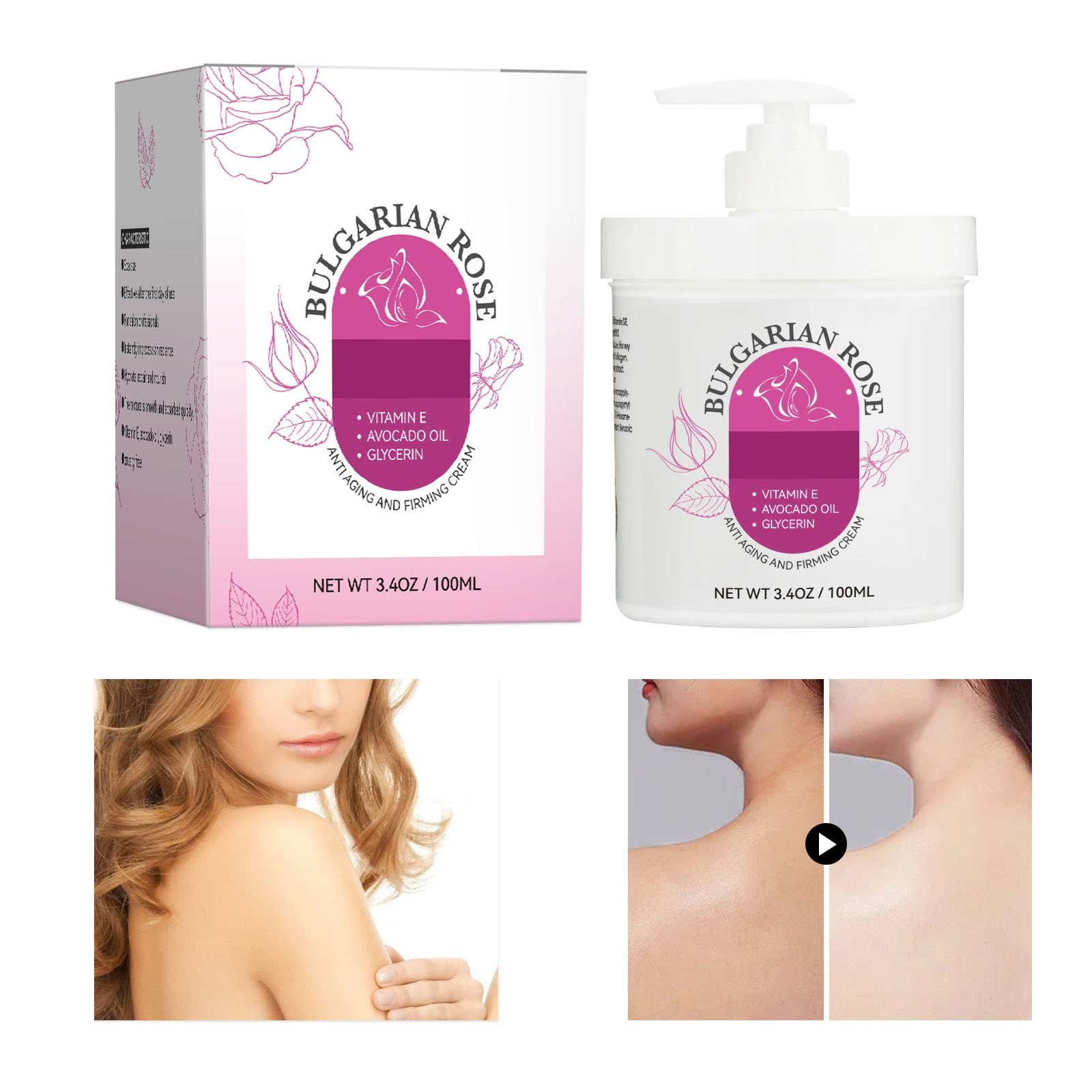 Vrorvz Deeply Moisturizing Body Skin Care Cream with Advanced Nourishing Formula for Enhanced ...