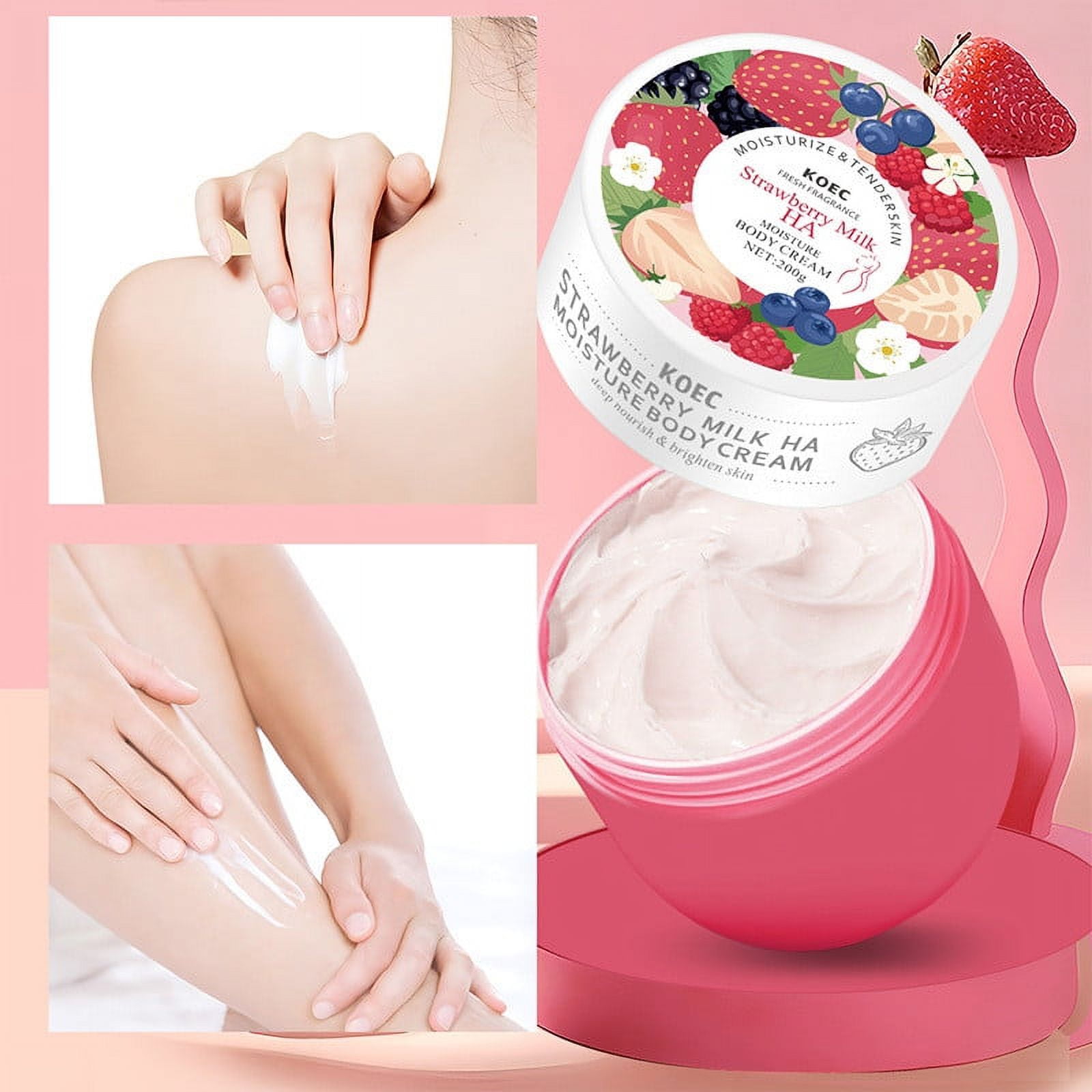 Vrorvz Deeply Moisturizing and Firming Body Cream for Glossy and Tight Skin Reduces Wrinkles and ...