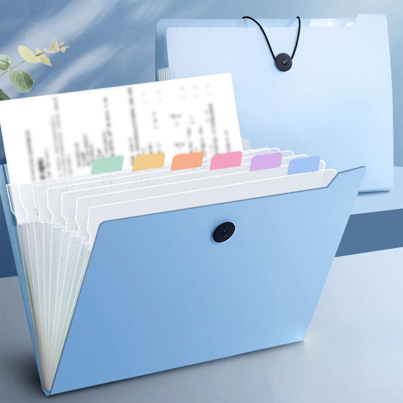 Vrorvz Expandable Accordion File Folder 8 Pockets Large Capacity ...