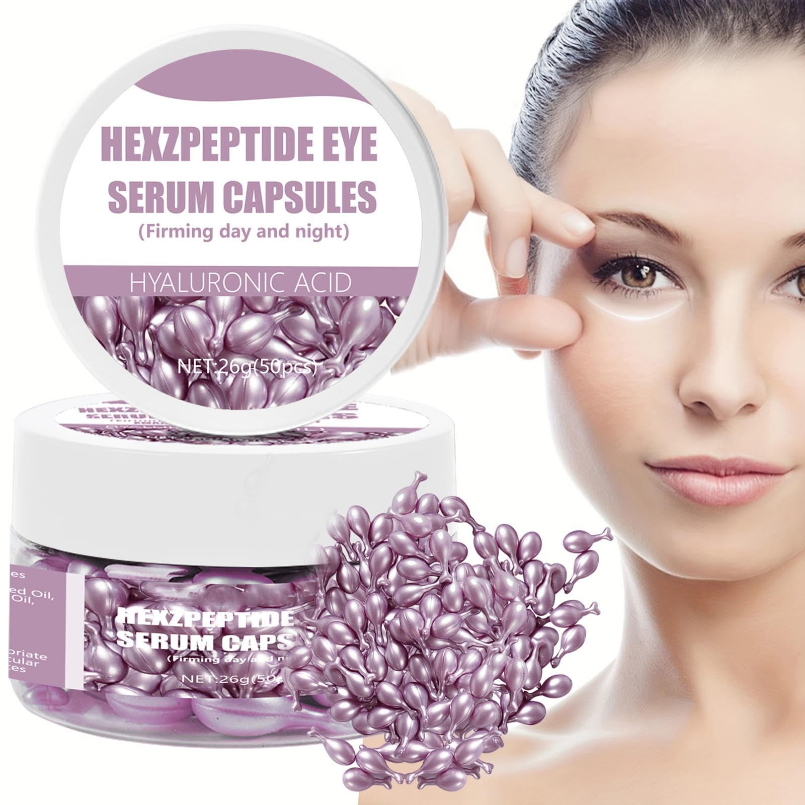 Vrorvz Eye Moisturizing Firming Serum Capsules 0.9oz Bottle with 50 Use ...