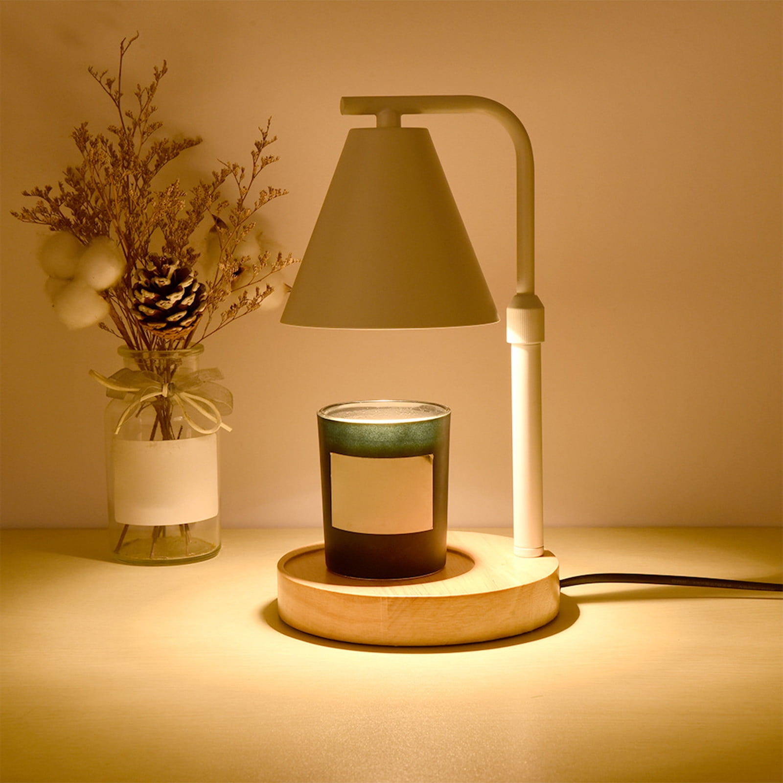 Vrorvz Flameless Candle Wax Melting Lamp for Aromatherapy with ...