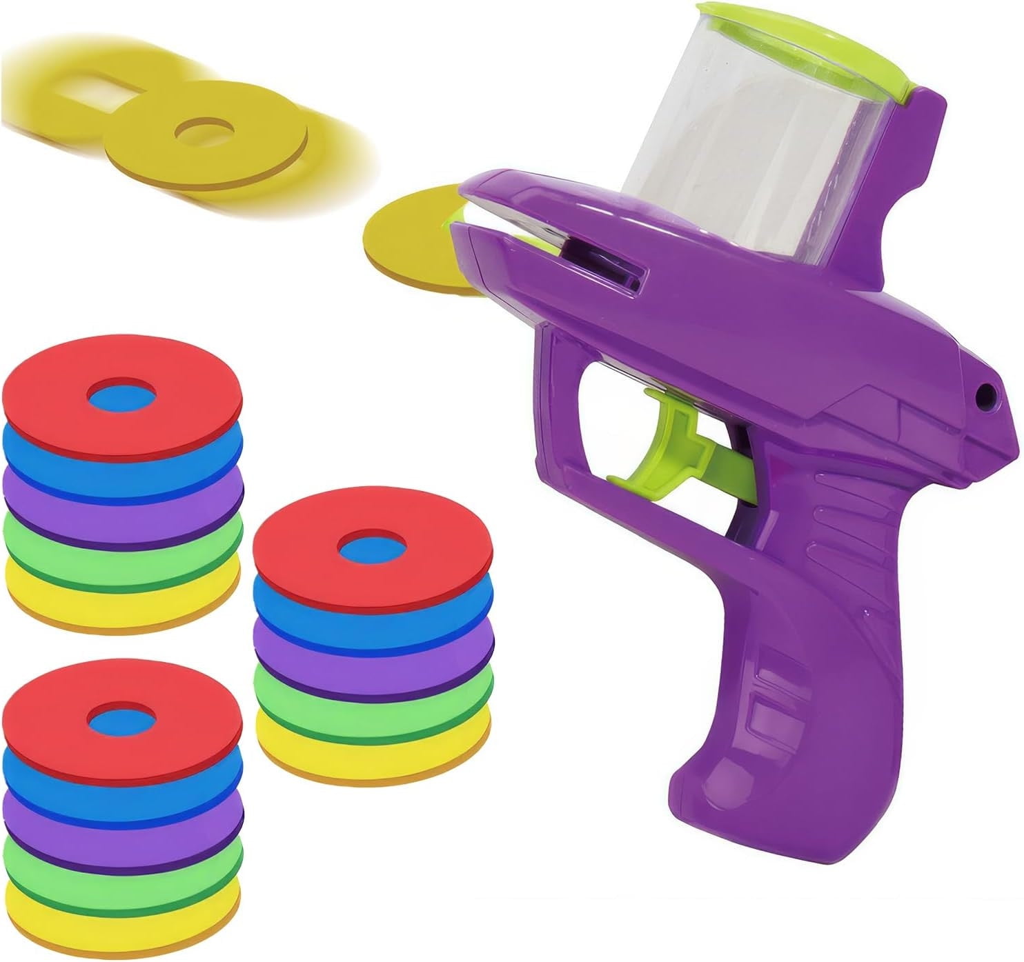 Vrorvz Flying 2025 UFO Toy for Kids with Long Shooting Range Parent ...