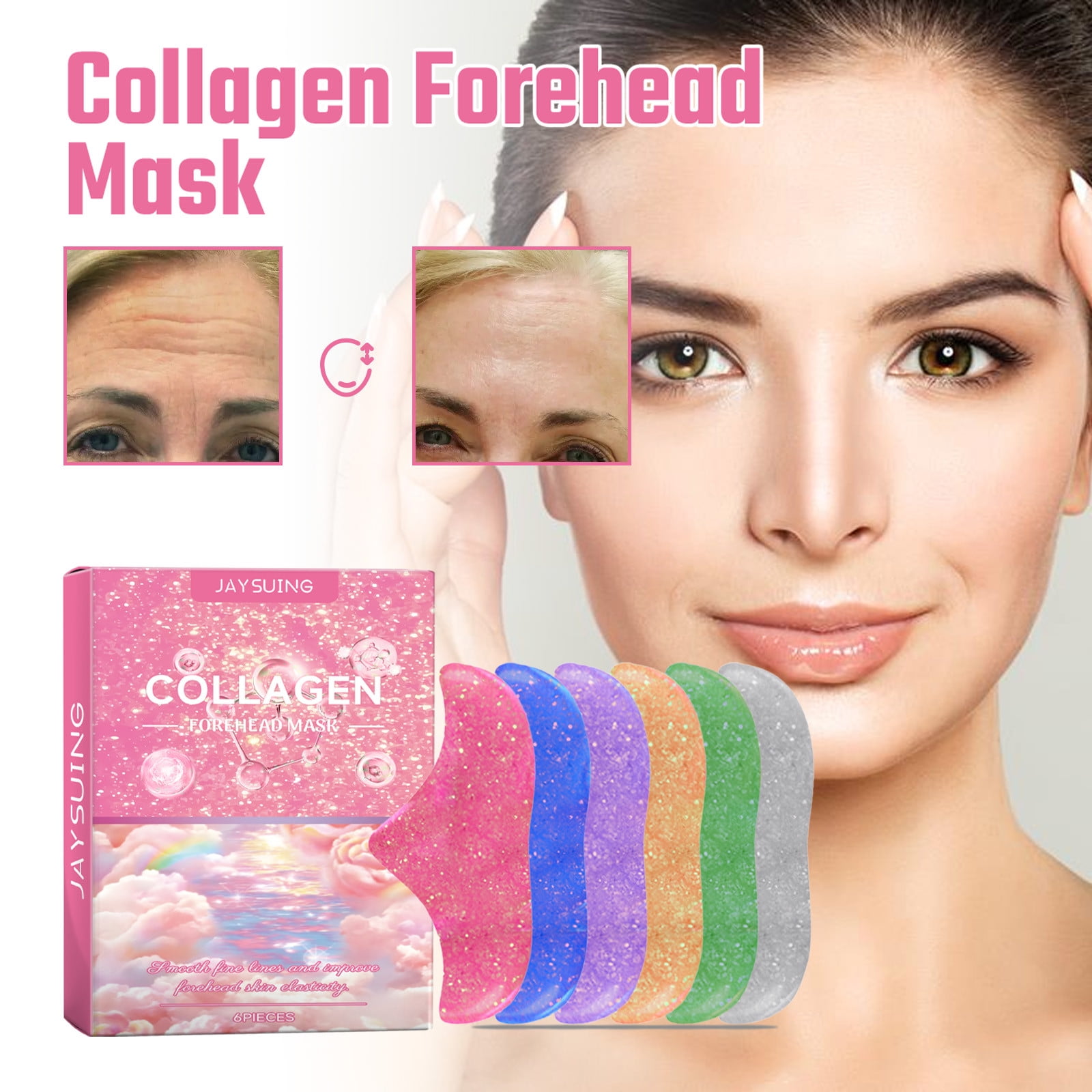 Vrorvz Forehead Wrinkle Reduction Mask with Moisturizing and Firming ...