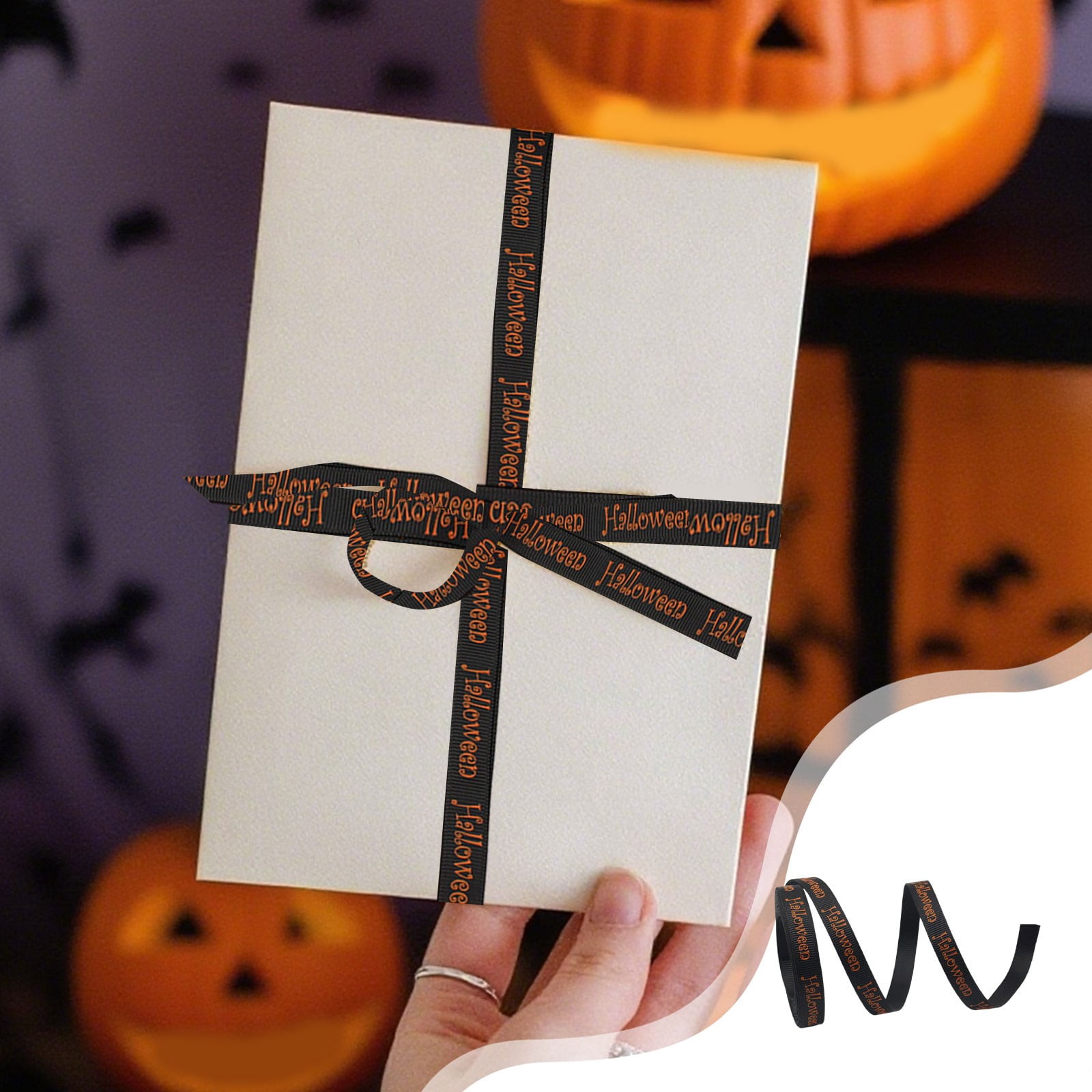 Vrorvz Halloween Ribbon for Decorations and Crafts with Sophisticated ...