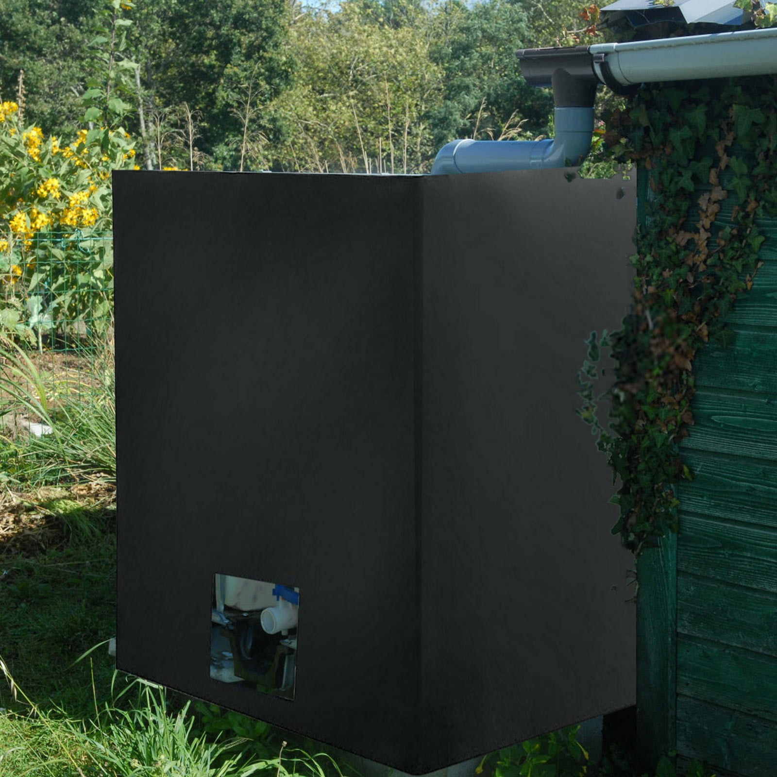 Vrorvz Heavy Duty Patio Garden Outdoor Cover for 275 Gallon Water Tanks ...