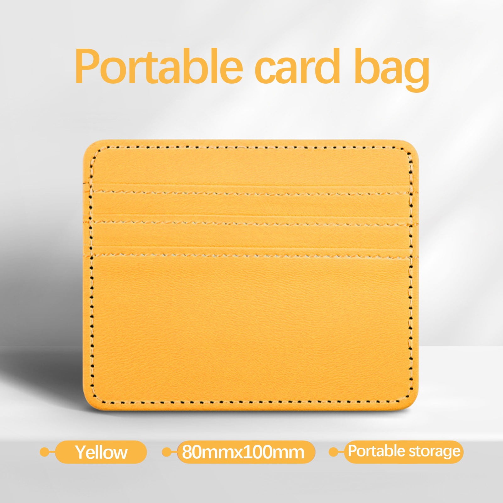 Vrorvz High Capacity Leather RFID Blocking Card Wallet Case with 4 Card ...