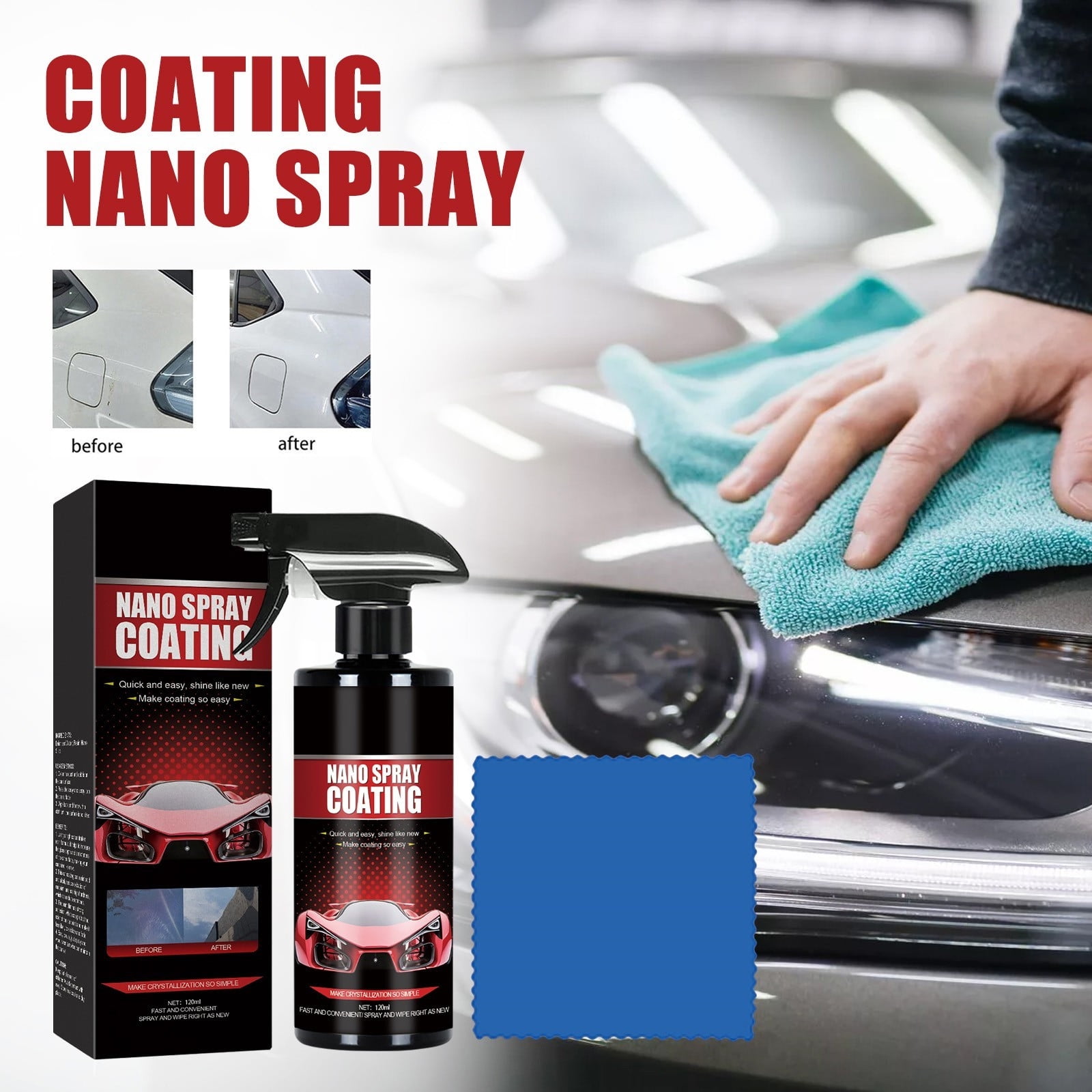 Vrorvz High Protection Automotive Spray for Paint Film Polishing ...