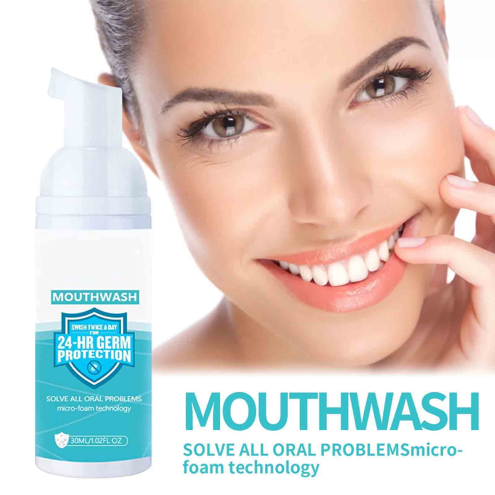 Vrorvz Instant Whitening Foaming Toothpaste 30ml Effective Stain ...