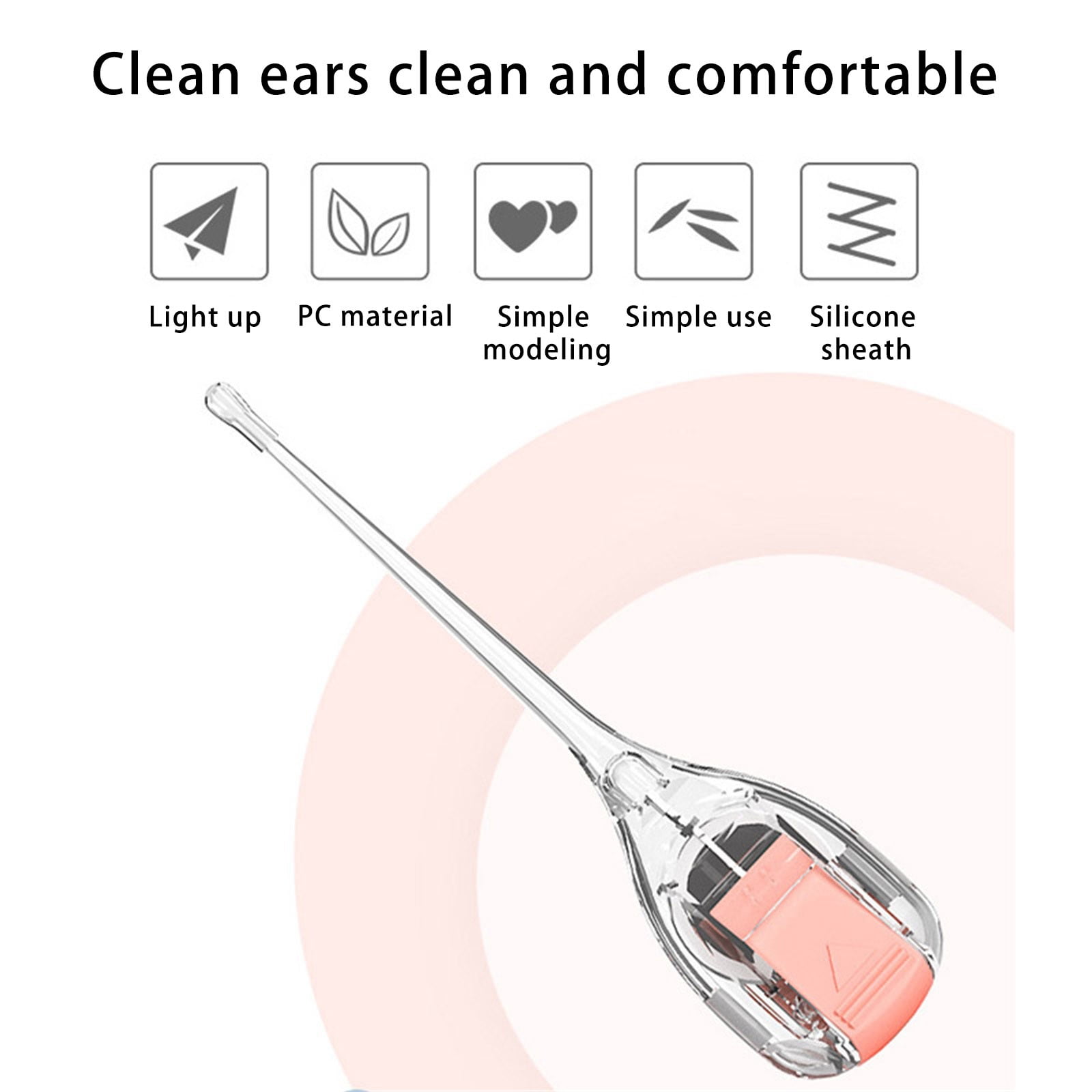 Vrorvz LED Light Ear Wax Removal Tool for Kids and Adults Easily Remove ...