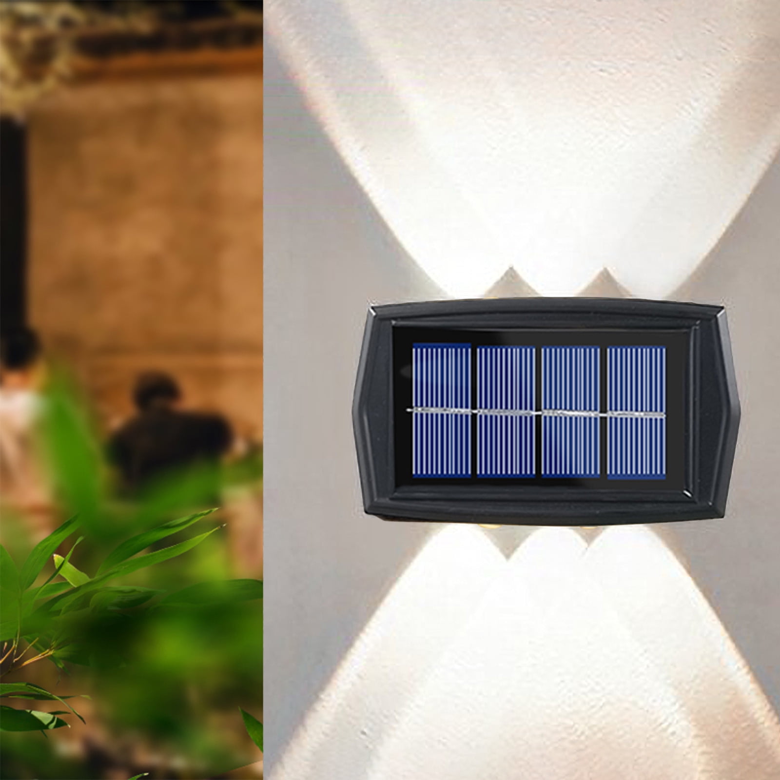 Vrorvz LED Outdoor Solar Powered Spotlights Garden Lights IP65 ...