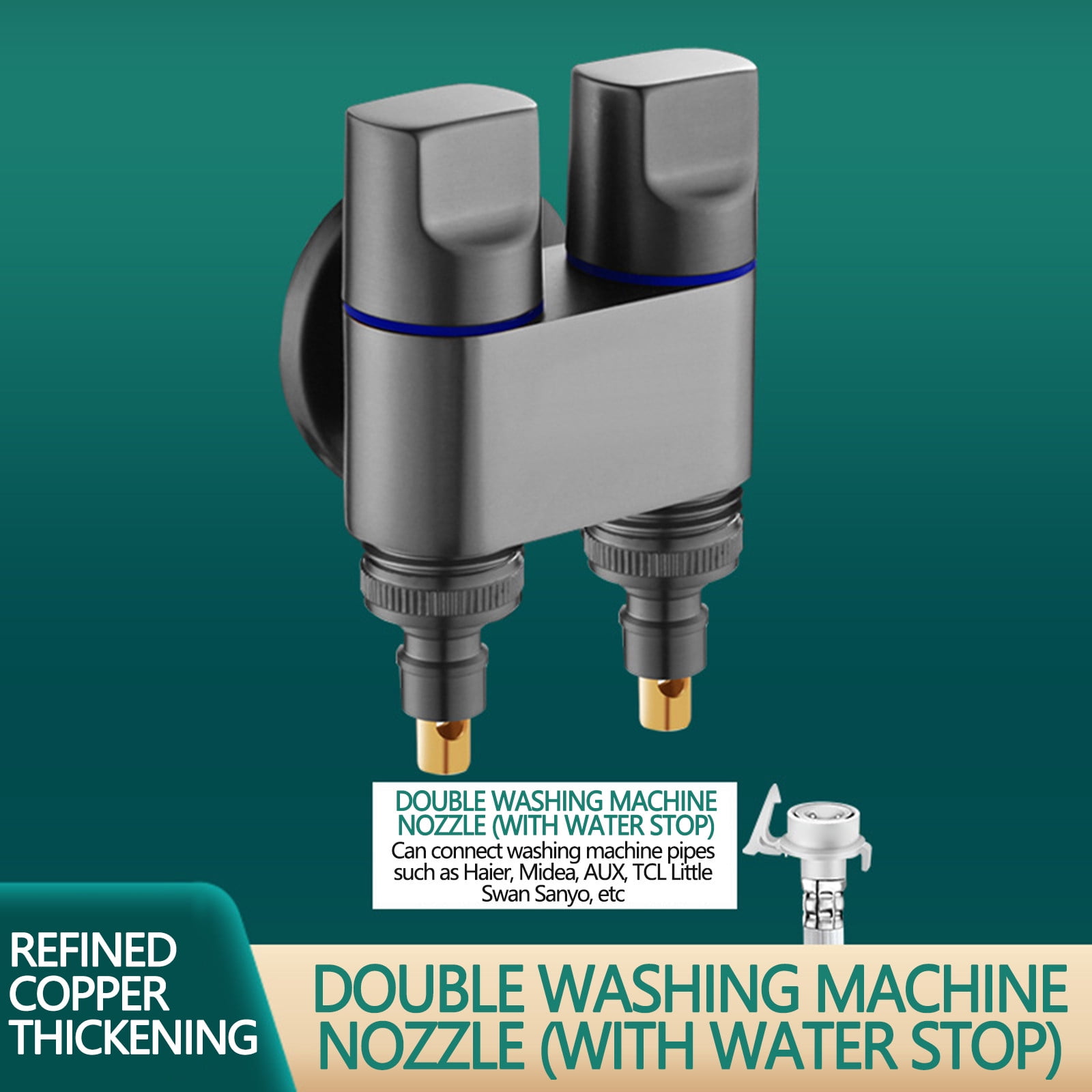 Vrorvz Long Lasting Bathroom Faucet with Double Switches for Toilet and ...