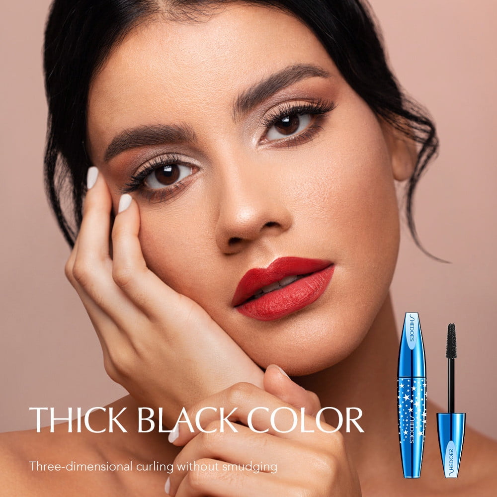 Vrorvz Long Lasting Big Eye Mascara 24 Hour Wear Waterproof Thick Lash ...