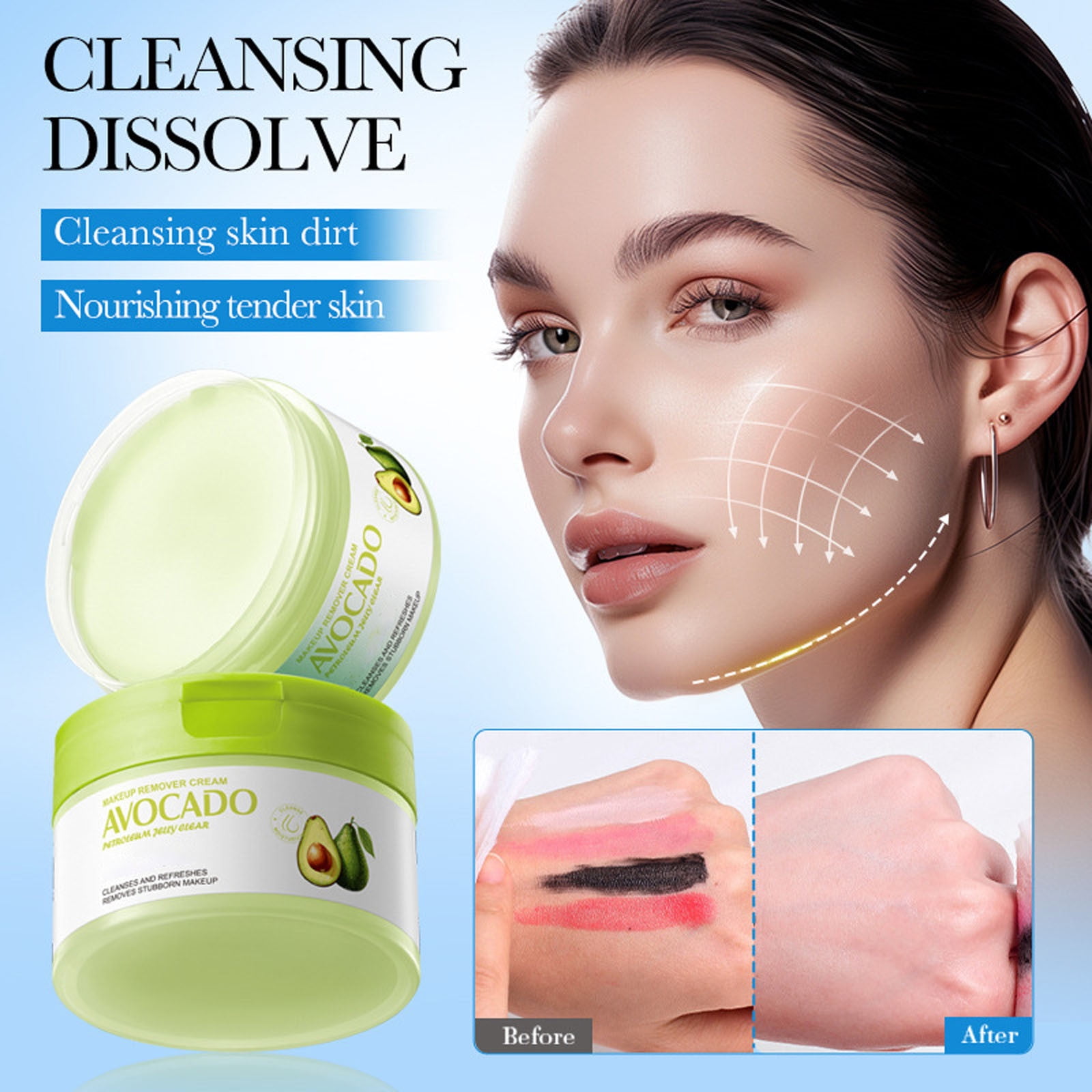 Vrorvz Makeup Remover for All Skin Types Fast Dissolving Non Drying and ...
