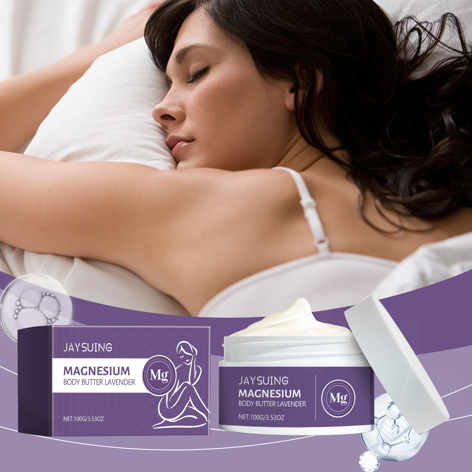 Vrorvz Melatonin Body Lotion for Stress Relief and Muscle Relaxation with Natural Ingredients ...