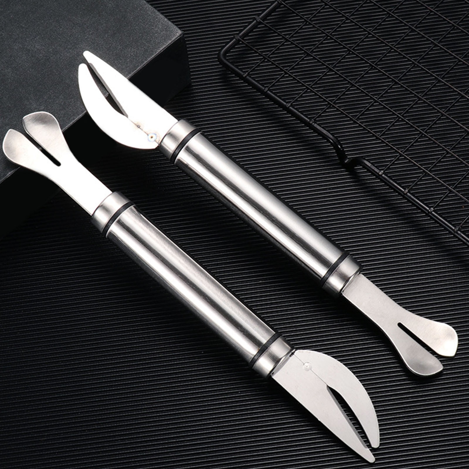 Vrorvz Multi Purpose Stainless Steel Shrimp Peeler and Fish Belly ...