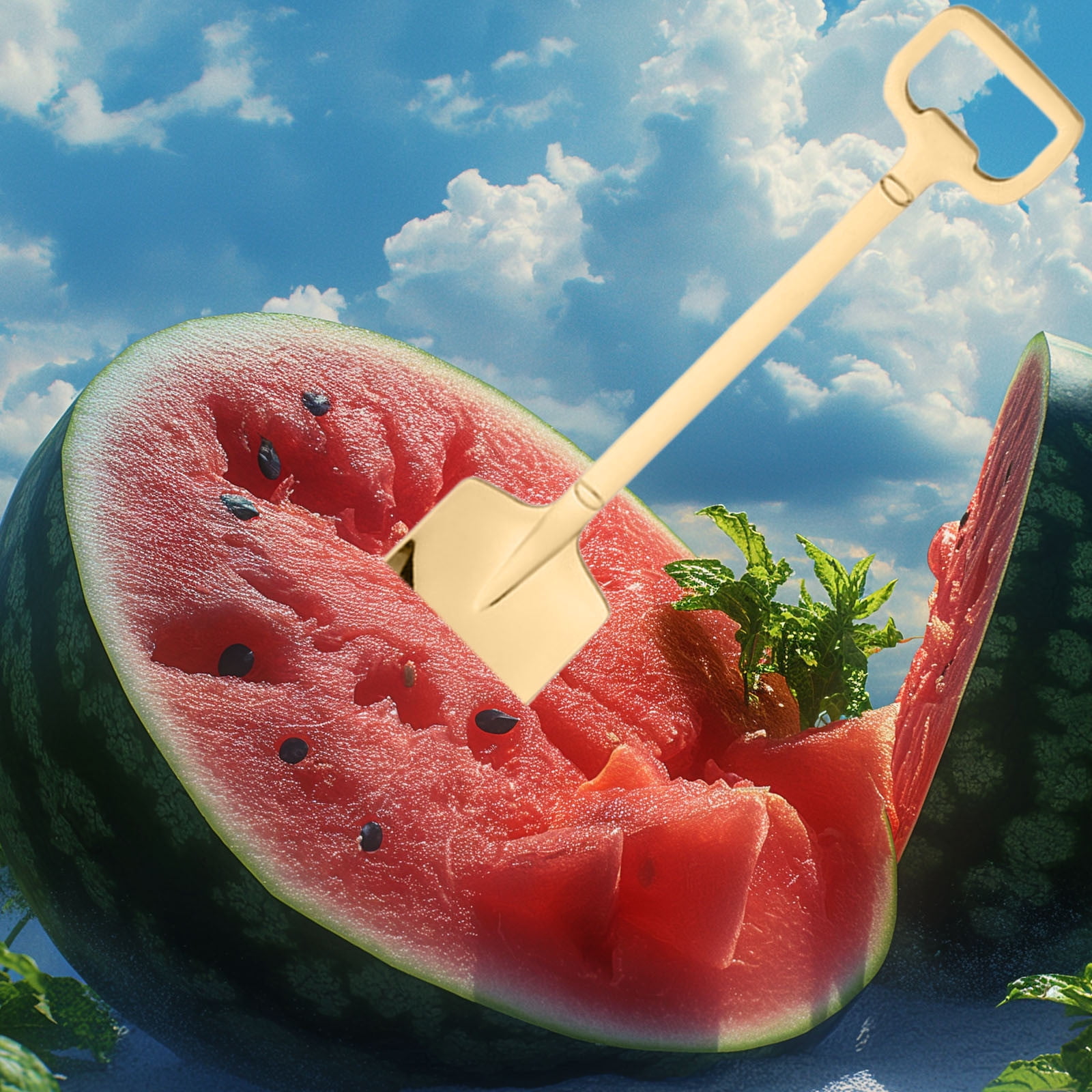 Vrorvz Multifunctional 304 Stainless Steel Shovel Spoon for Ice Cream ...