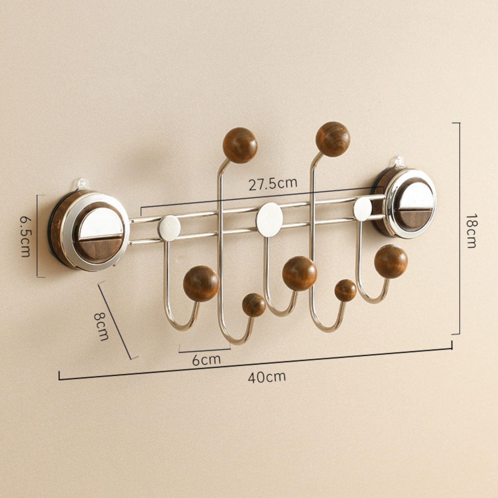 Vrorvz Multifunctional Suction Cup Hook for Bathroom and Kitchen ...