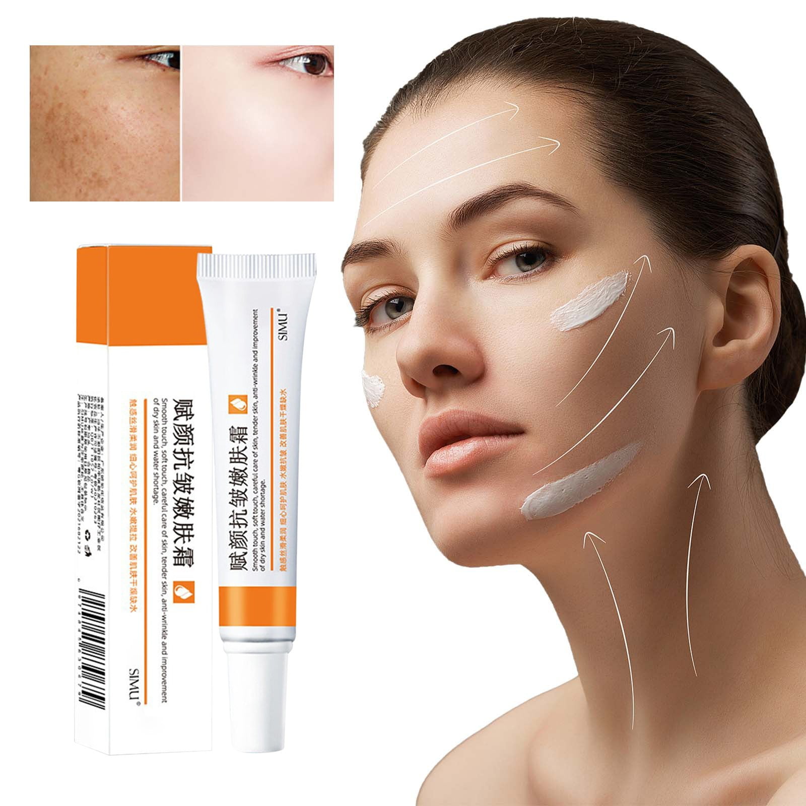 Vrorvz Natural Whitening Rejuvenating Cream for All Skin Types with ...
