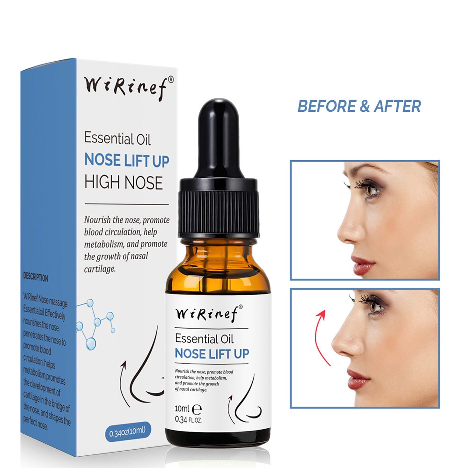 Vrorvz Nose Straightening Oil for Nourishing and Shaping 10ML Herbal ...