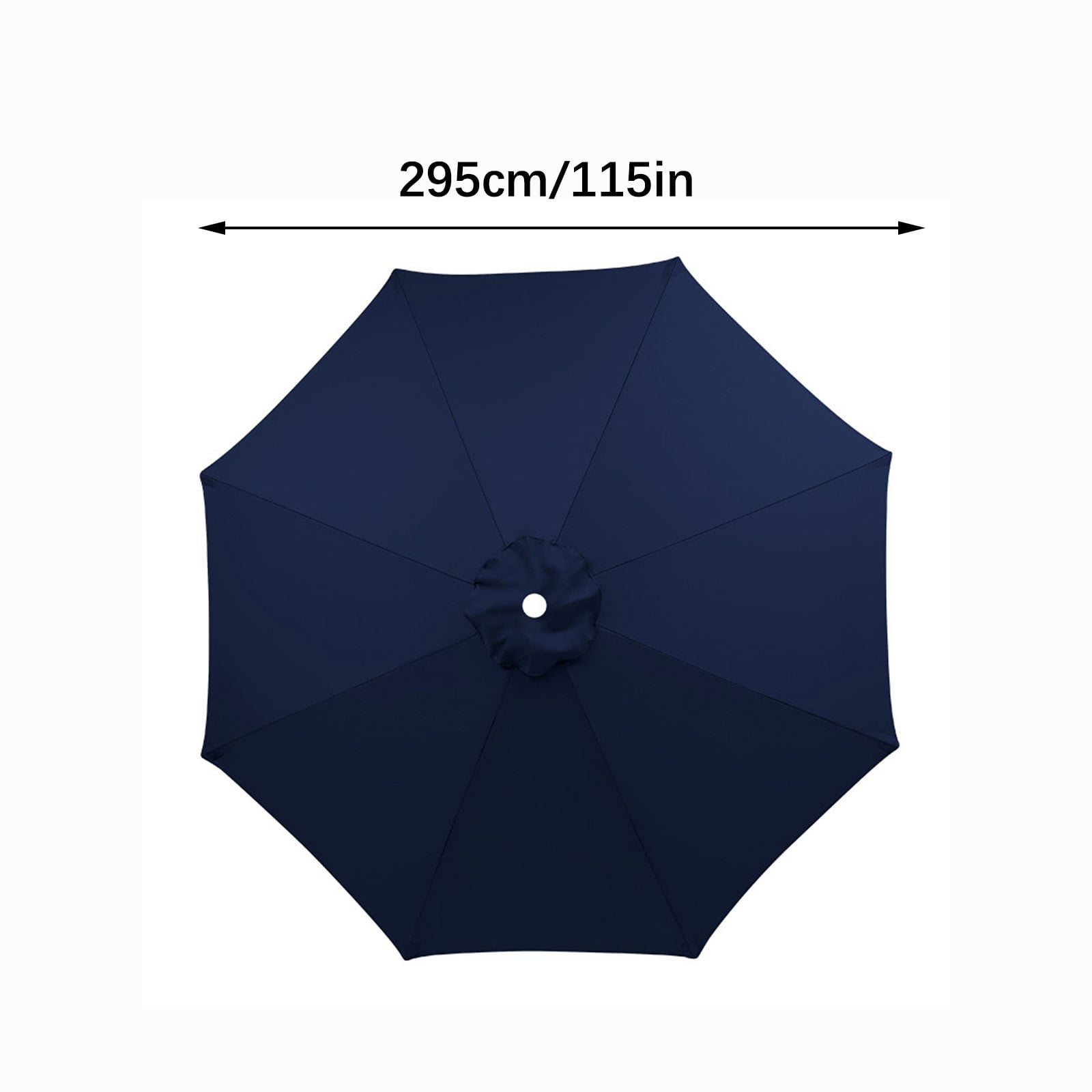 Vrorvz Outdoor Patio Umbrella Heavy Duty Polyester Sun Shade for Garden ...