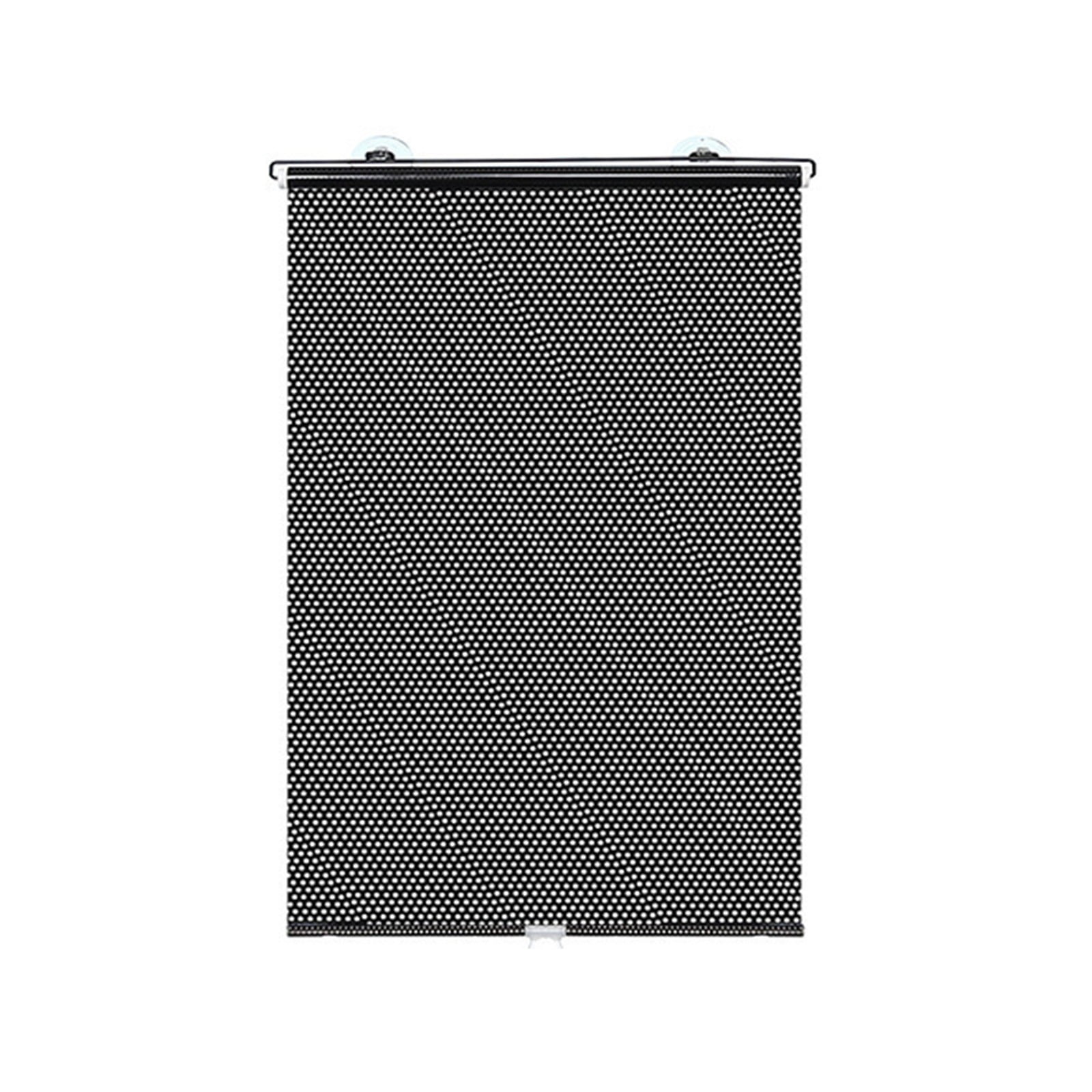 Vrorvz Pleated Suction Cup Blind Portable No Drill Insulation Aluminum ...