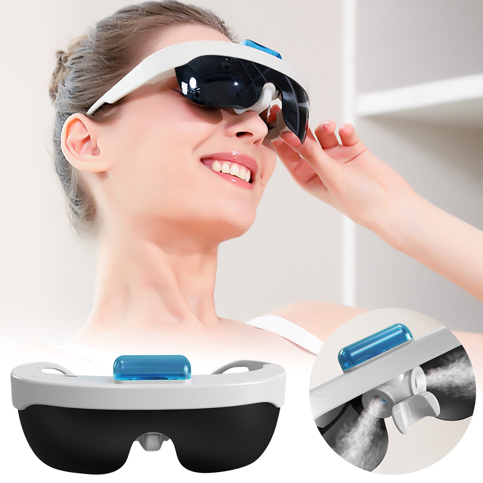 Vrorvz Portable Eye Massager and Moisturizer for Fatigue Relief with ...