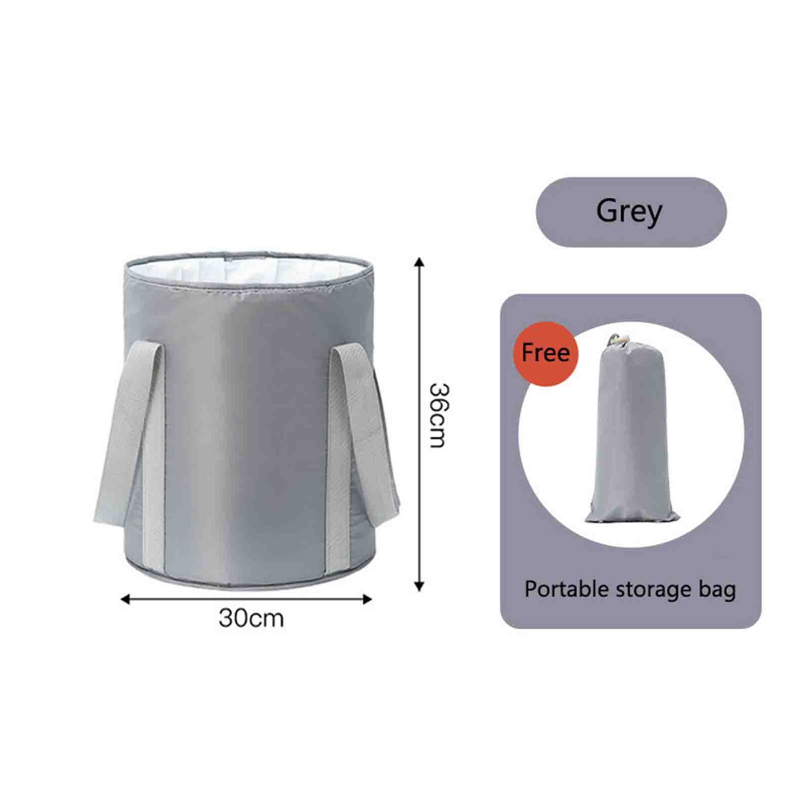 Vrorvz Portable Thermal Insulation Foot Bath Bucket with Leak Proof for ...