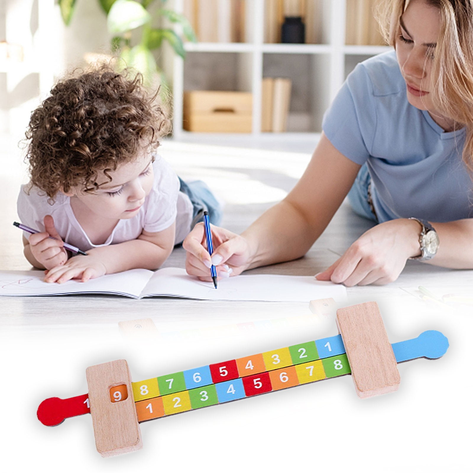 Vrorvz Preschool Kindergarten Math Teaching Set Educational Wooden ...