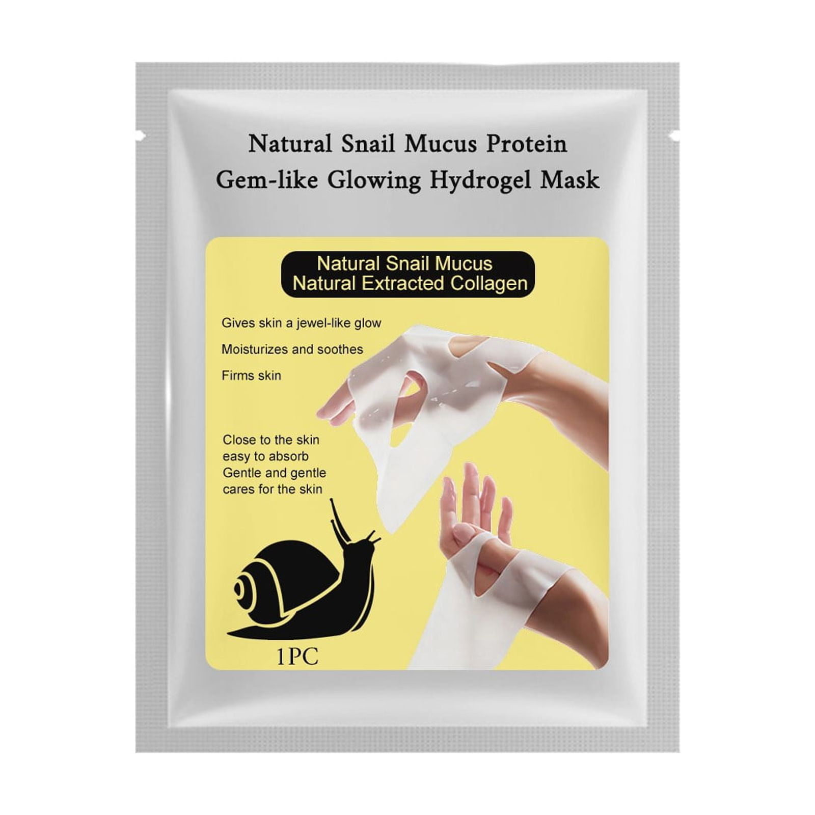 Vrorvz Resistant Aging Collagen Facial Mask with Hyaluronic Acid for Wrinkle Reduction,Hydration ...