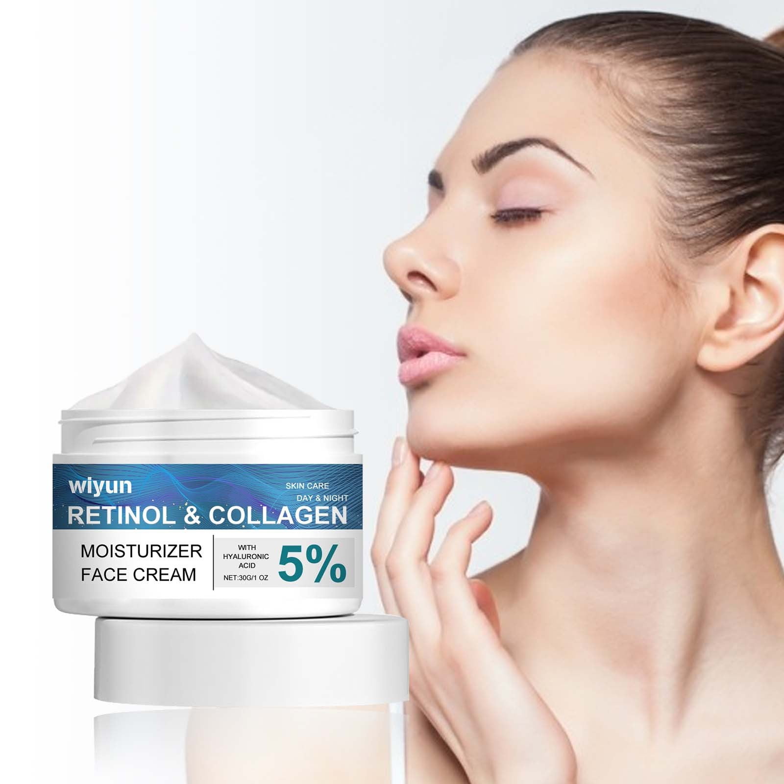 Vrorvz Resistant Aging Retinol Face Cream with Hyaluronic Acid Vitamin C Moisturizes,Reduces ...
