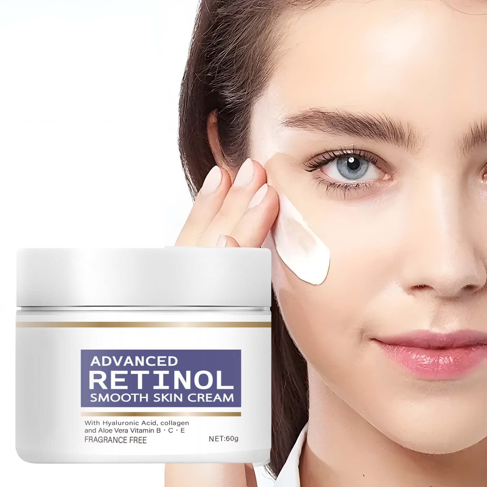 Vrorvz Retinol Nourishing Skin Cream 2.1oz Hydrating and Rejuvenating Formula for Youthful ...
