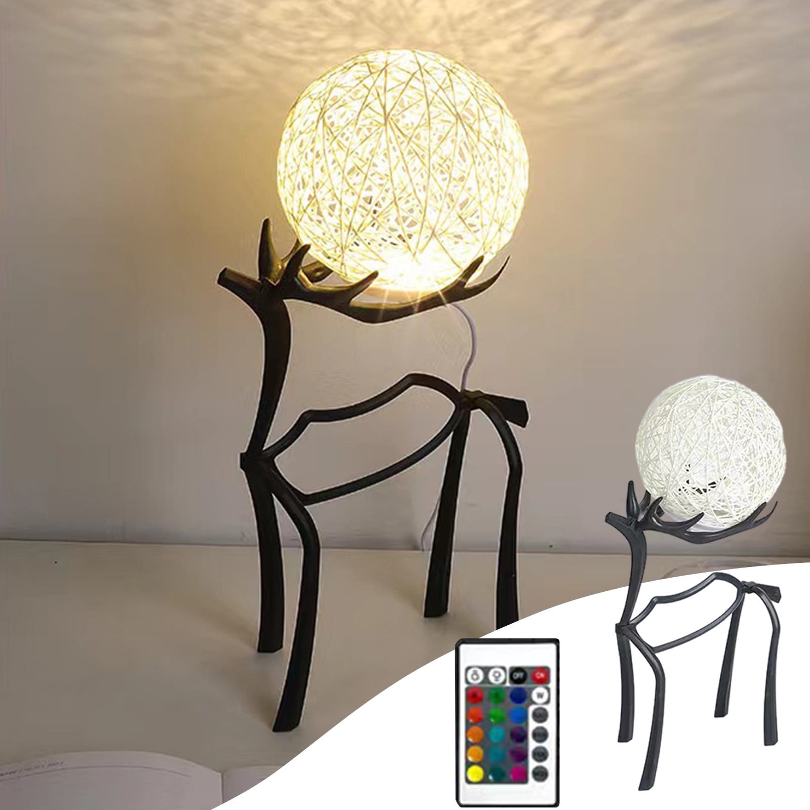 Vrorvz Retro Night Light LED Bulb with Remote USB Plug-In for Living ...