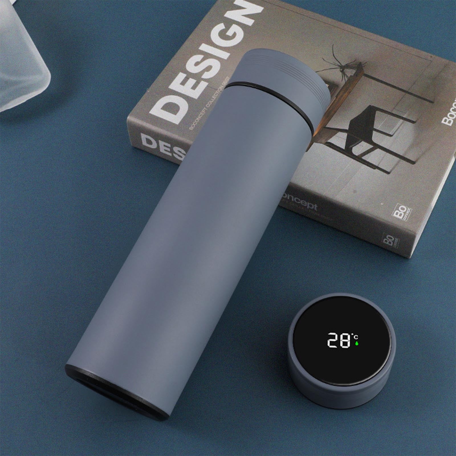 Vrorvz Smart Stainless Steel Insulation Cup with LED Temperature ...