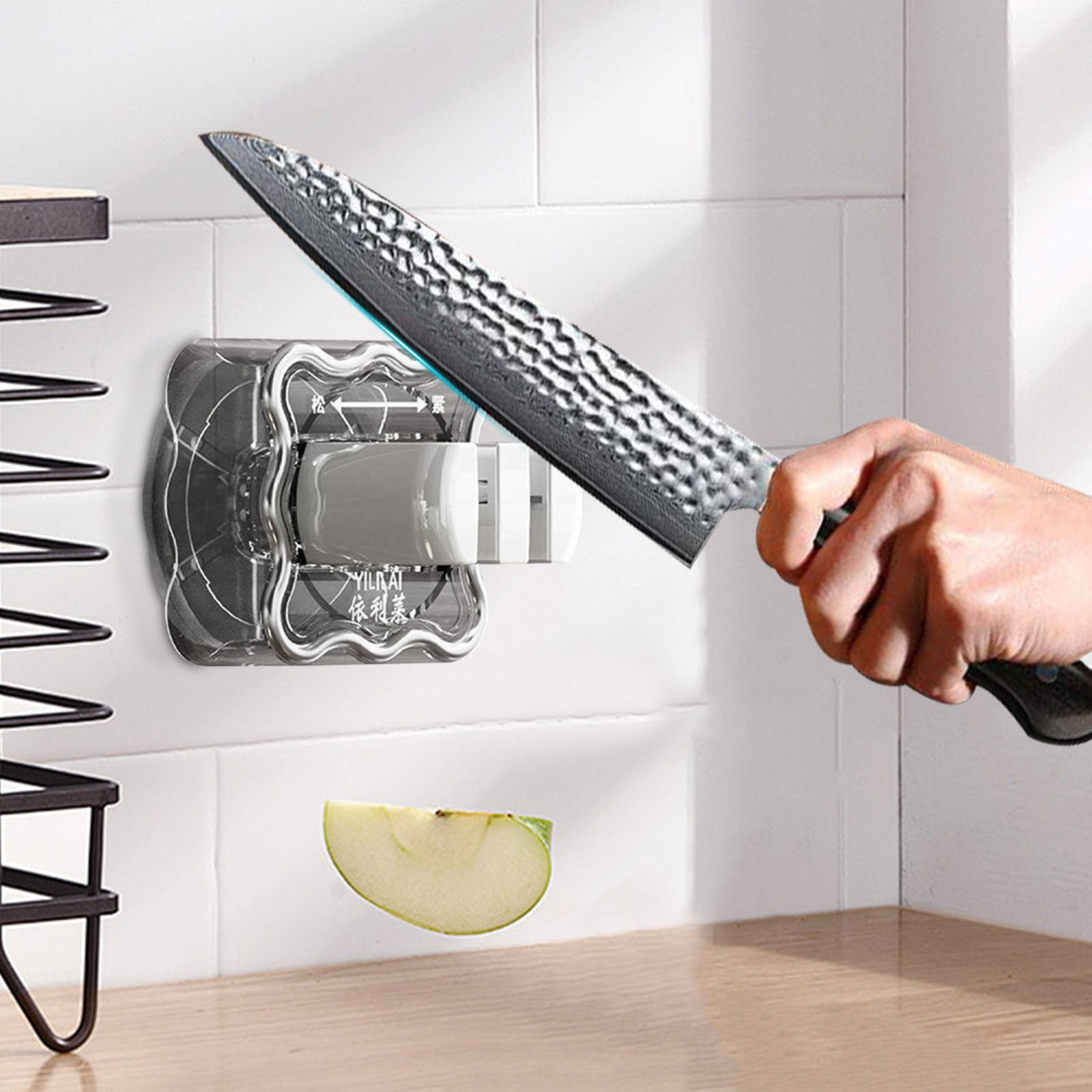 Vrorvz Suction Cup Knife and Scissors Sharpener Fast Sharpening Tool ...