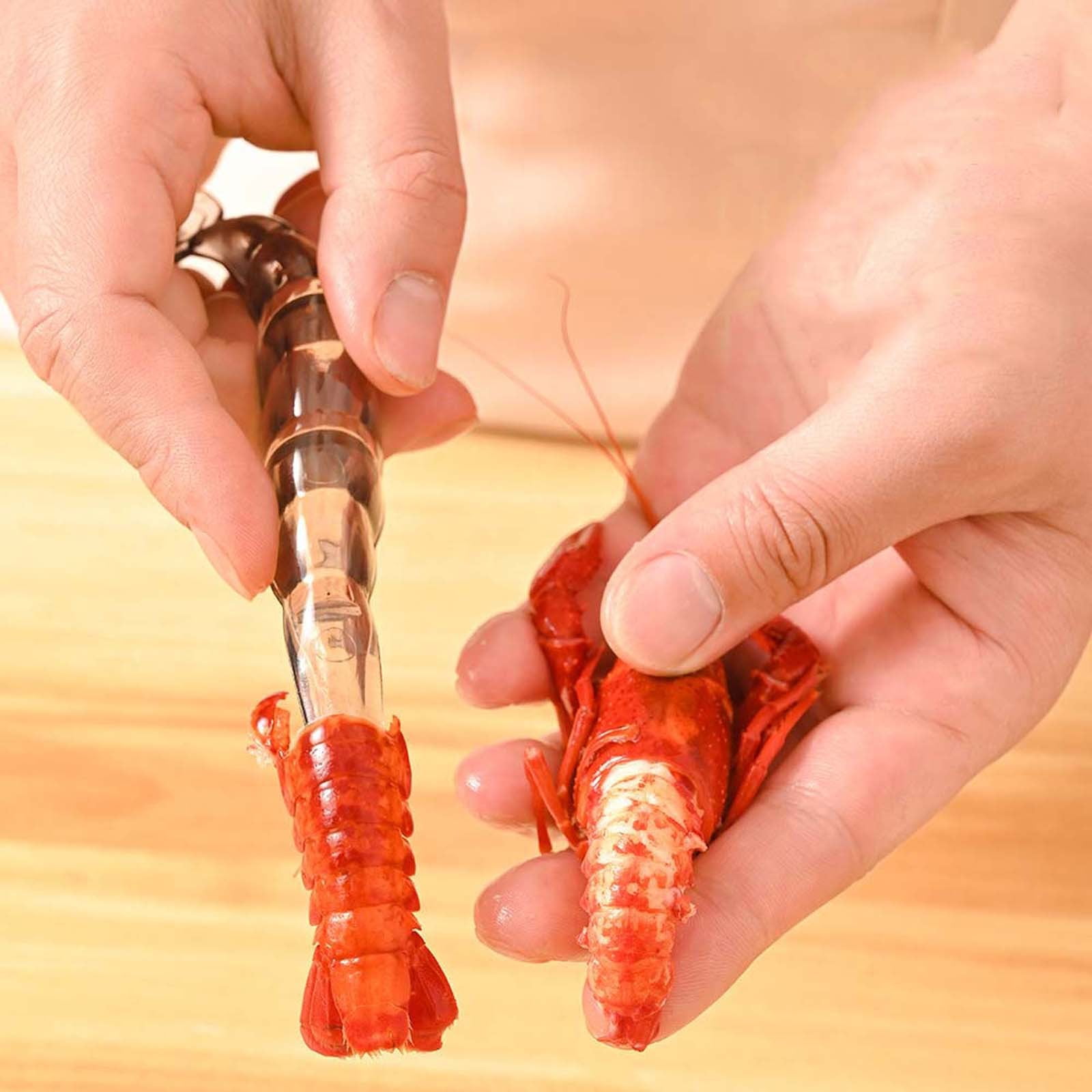 Vrorvz Transparent PC Crayfish Peeling Tool Shrimp Peeling Pliers ...