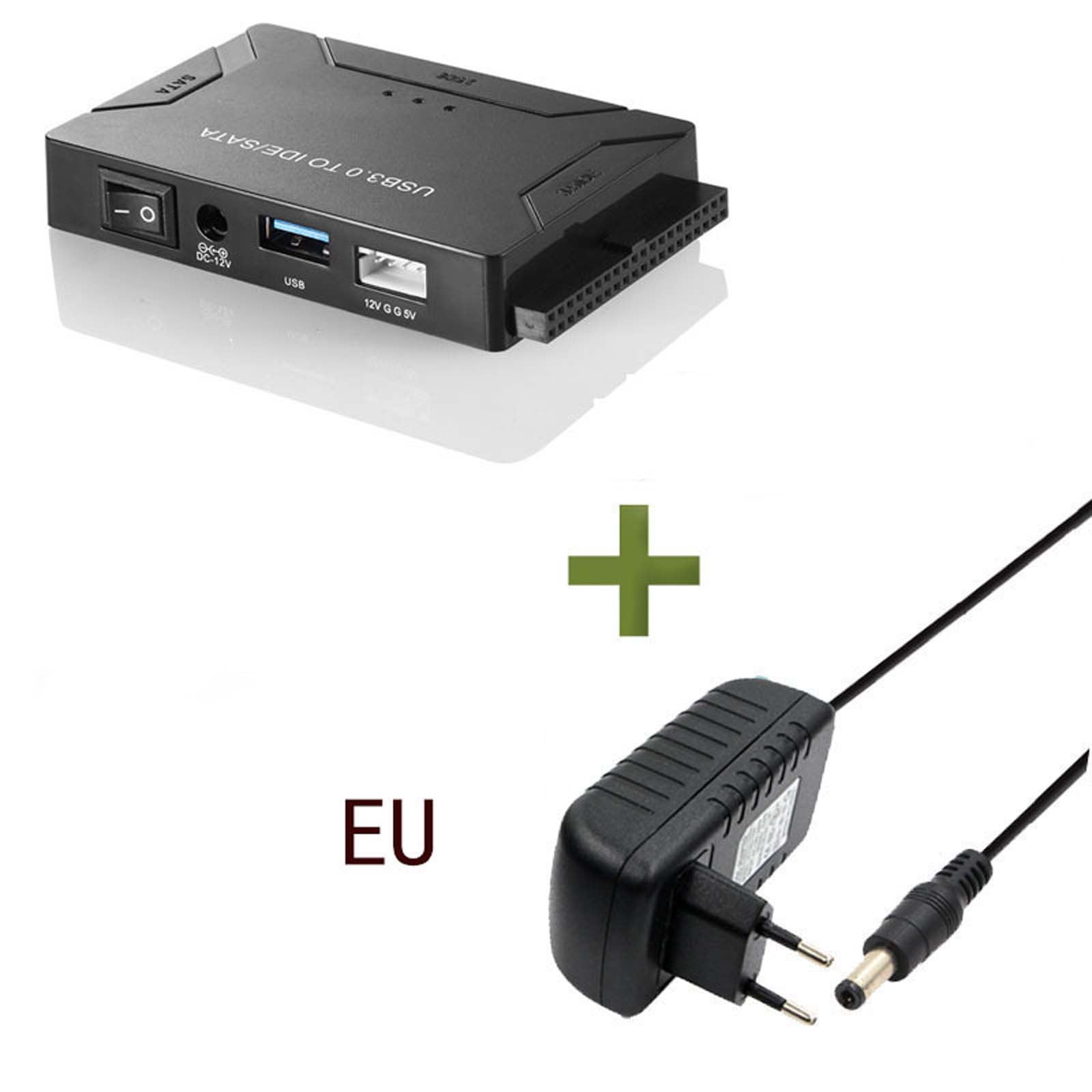 Vrorvz USB 3.0 to IDE Hard Drive Adapter for 2.5 or 3.5 Inch Drives ...