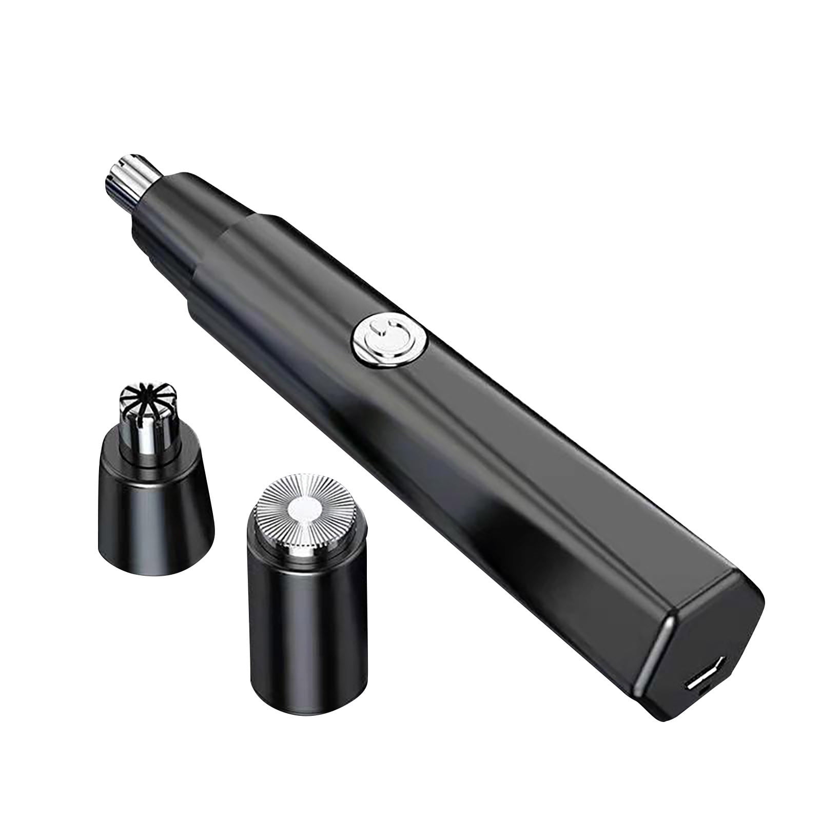 Vrorvz USB Rechargeable Nose Hair for Men and Women 2 in 1 Facial Hair ...