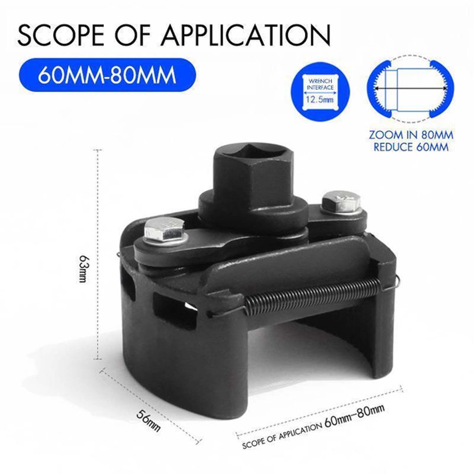 Vrorvz Universal Adjustable Oil Filter Wrench Tool for Easy and Secure ...