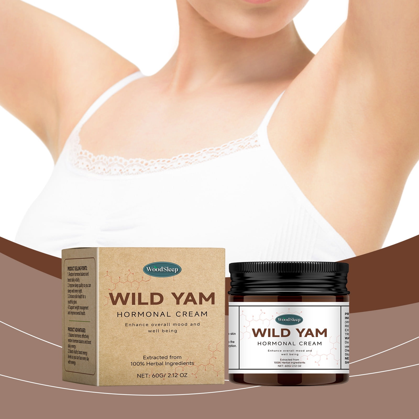 Vrorvz Yam Cream: Natural Plant Based Moisturizer with Yam Extract for Enhanced Skin Elasticity ...