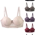 Vrotazzy Full Bust Underwire Bra for Plus Size Support Comfortable Lift ...