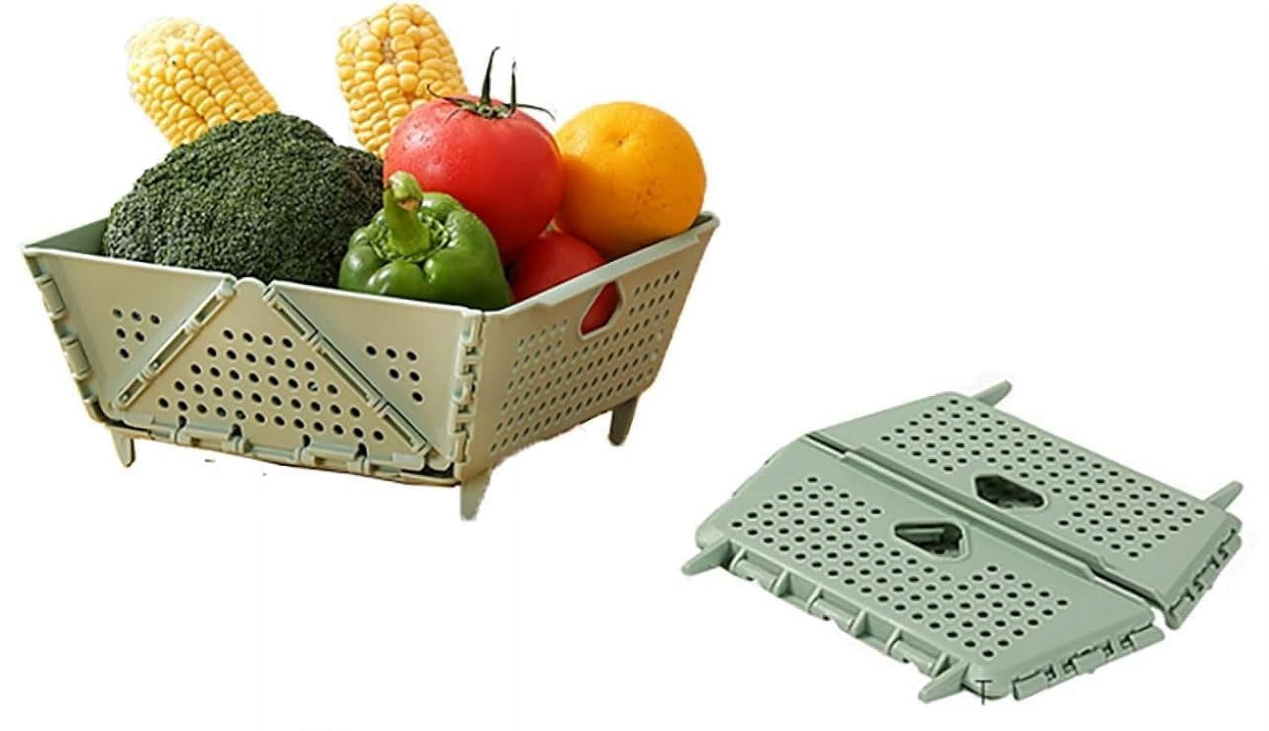 Vroxy Collapsible Colander Drainage Basket Fruit and Vegetable Strainer ...