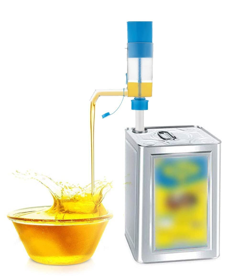 Vrozty ABS Plastic Cooking Oil PumpManual Hand Oil Pump 1 Pcs Plastic ...