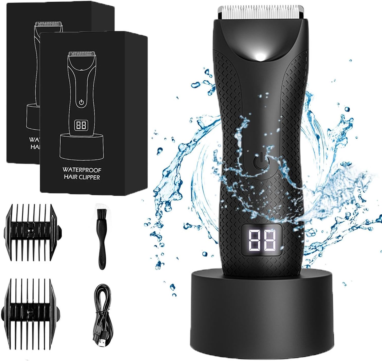 Vrsgs Body Trimmer for Men, Vrsgs Body Trimmer, Electric Body Hair ...