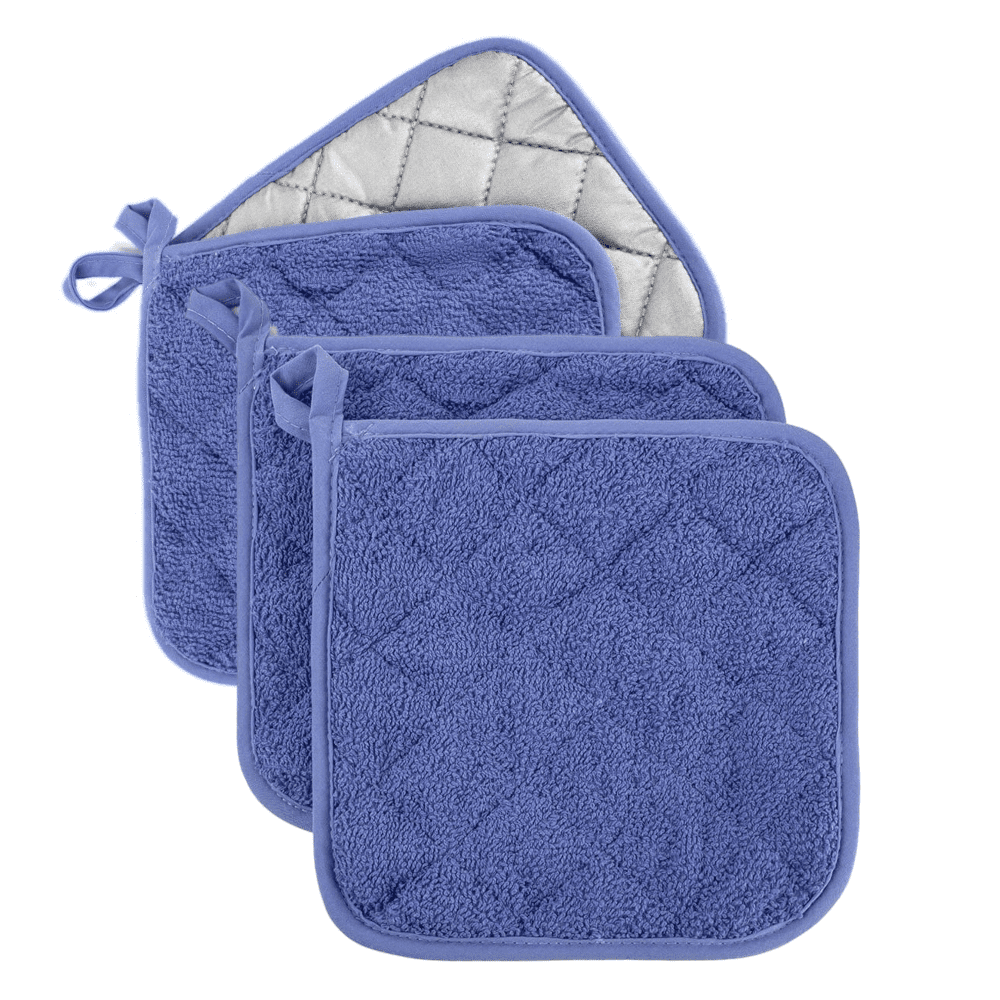 Vruelia 4 Pack Pot Holders for Kitchen Heat Resistant Pot Holders Sets ...