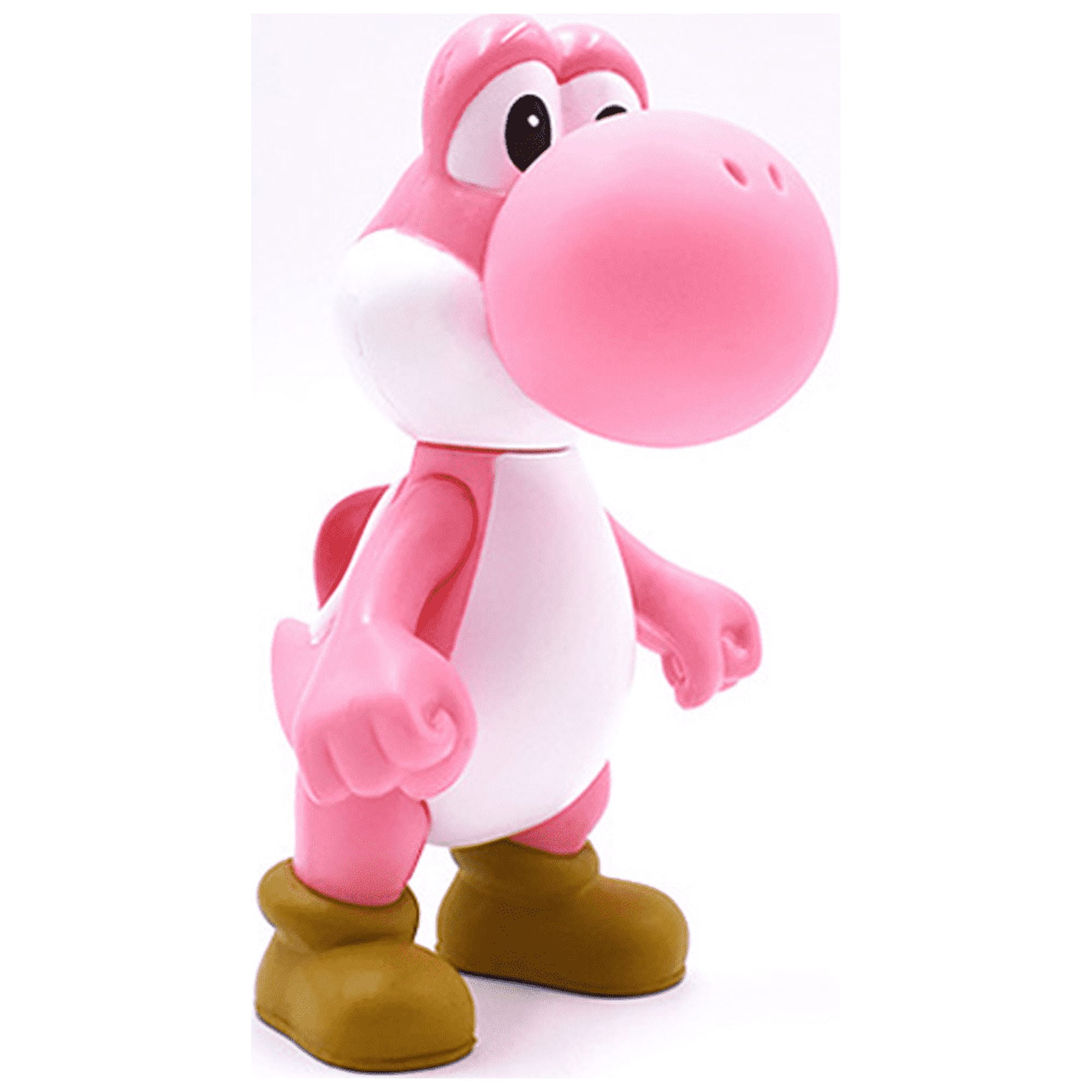 Vrurc Nintendo Super Mario Mini Pink Yoshi Figure 5 Inch for Kids Age 8 ...
