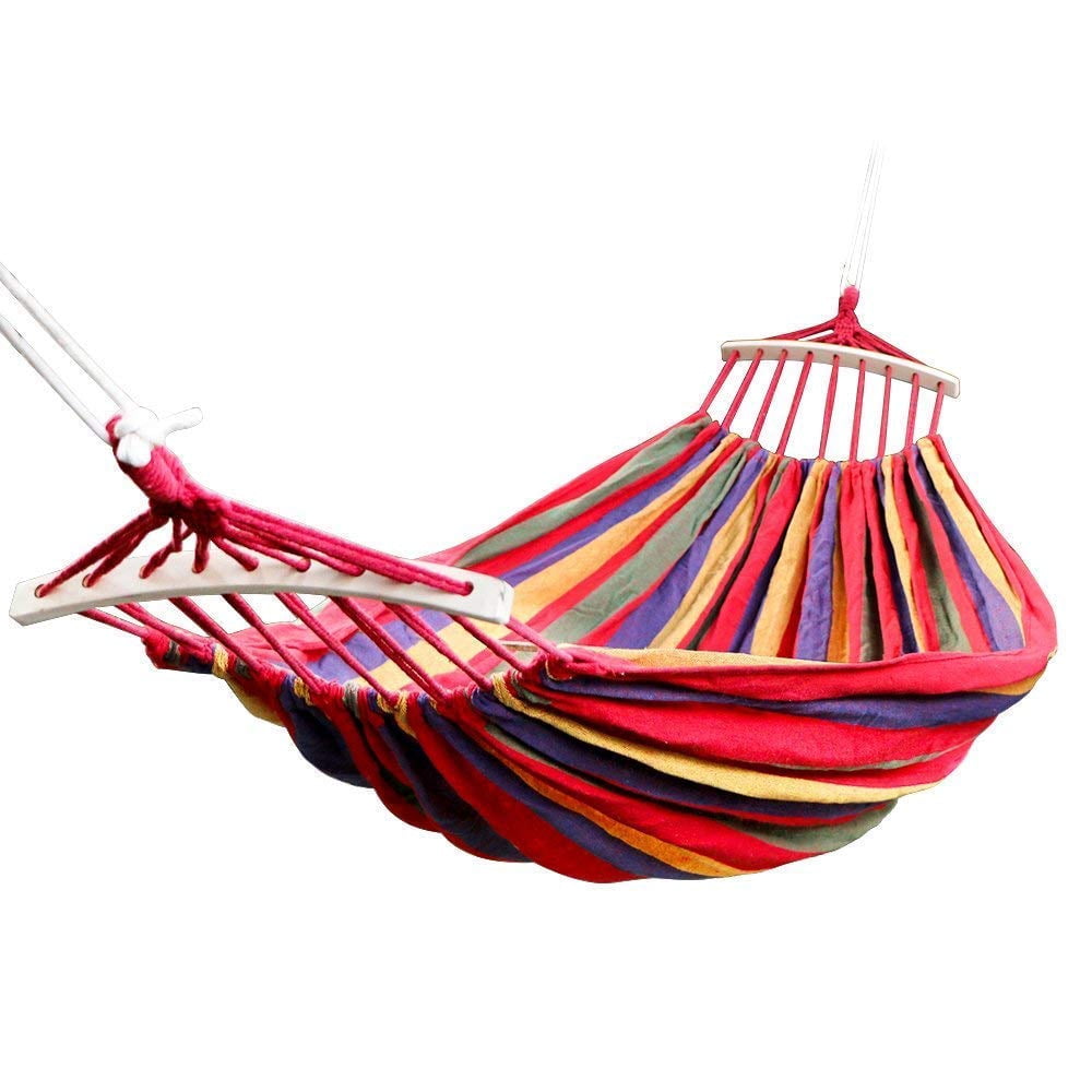 Vruta Double Wide Hammock Cotton Soft Woven Bed for Supreme Comfort ...