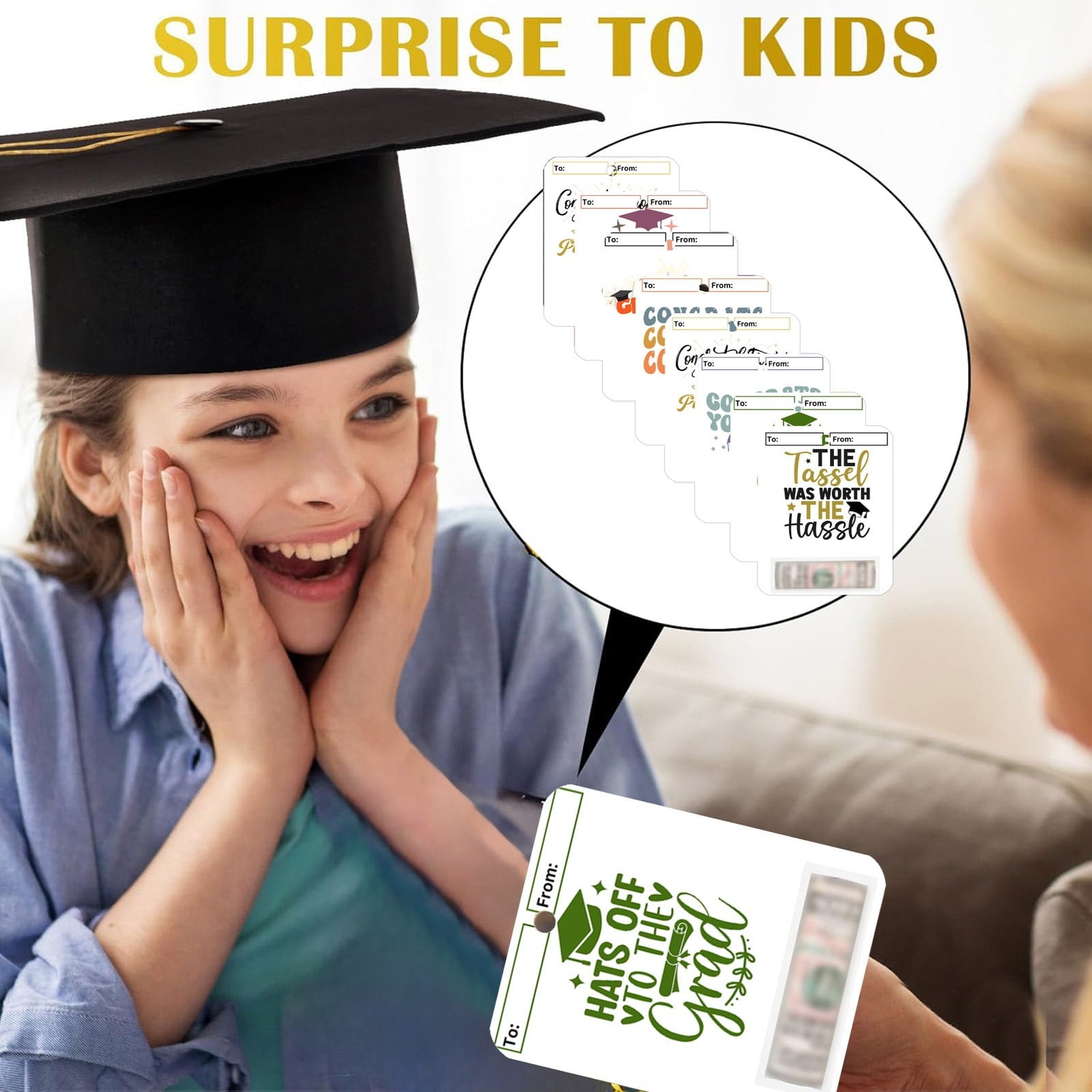 Vrvttad 8PCS Graduation Season Wallet Ornaments 2025 Graduate Wallet ...