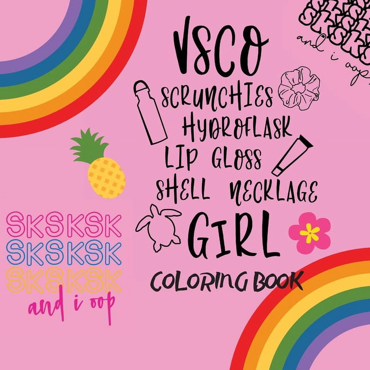 Vsco Girls Coloring Book - Walmart.com